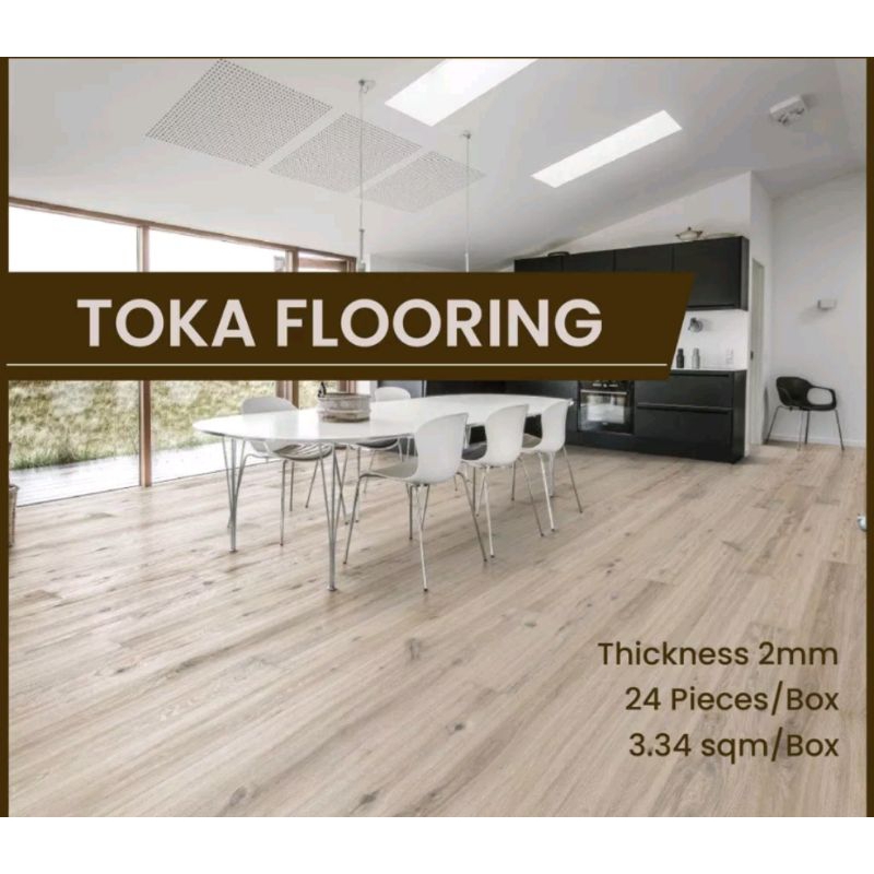 Jual TOKA Vinyl Lantai - Vinyl Floor - Lantai Kayu - Lantai Vinyl - uk ...