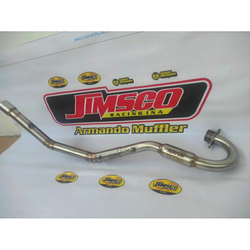 Jual Pipa Leher Knalpot Motor KLX D-Tracker 150 CRF 150 WR 155 VIAR ...