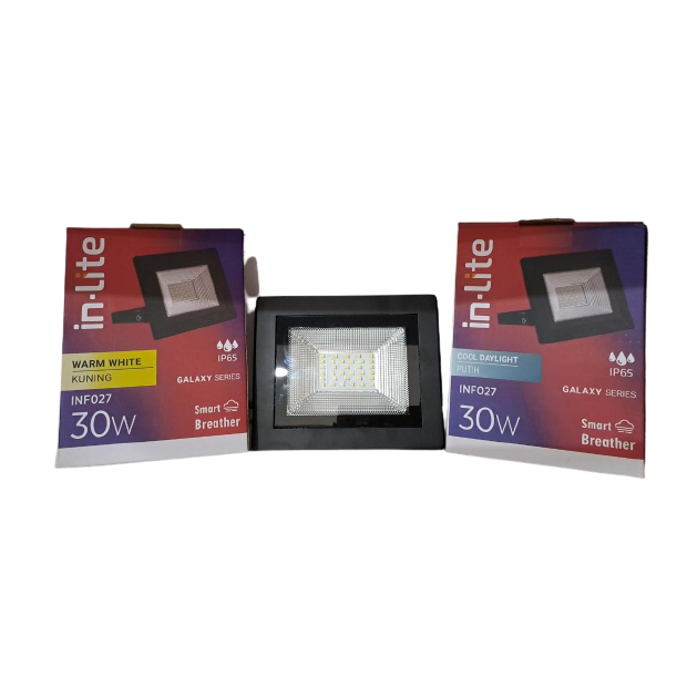 Jual Lampu Sorot Led In-Lite 30 Watt/ Kap Sorot Led 030 Value 30 W ...