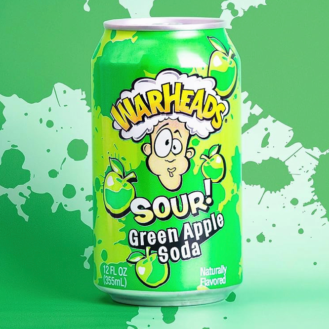 Jual WARHEADS SOUR SODA 355 ML | WARHEAD FLAVORED SOFT DRINK | PRODUCT ...