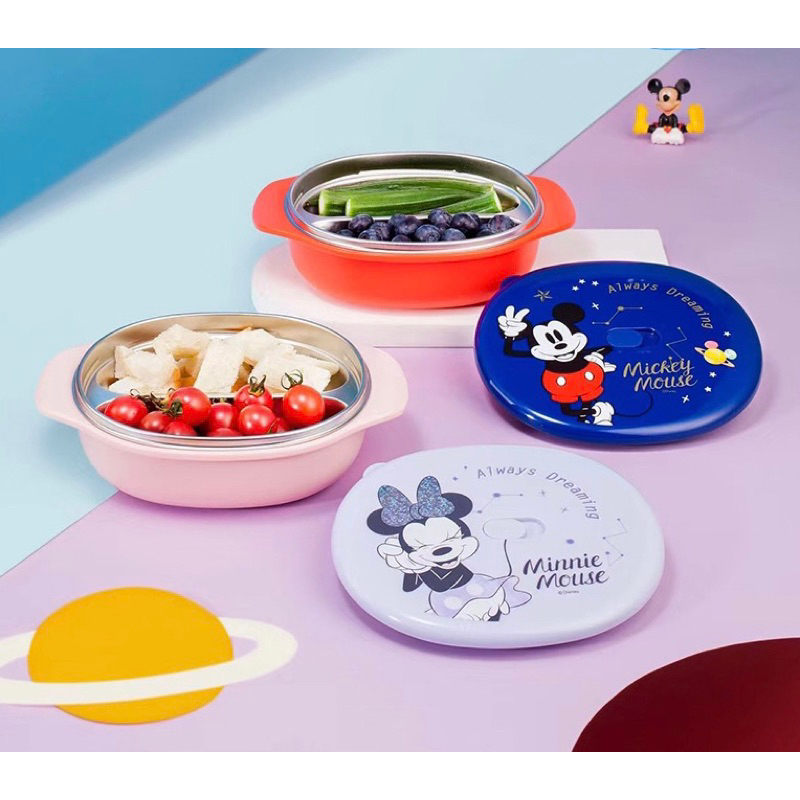 Jual Lunch Box Anak Stainless Minnie Mickey Elsa Cars Kotak Makan Bento ...