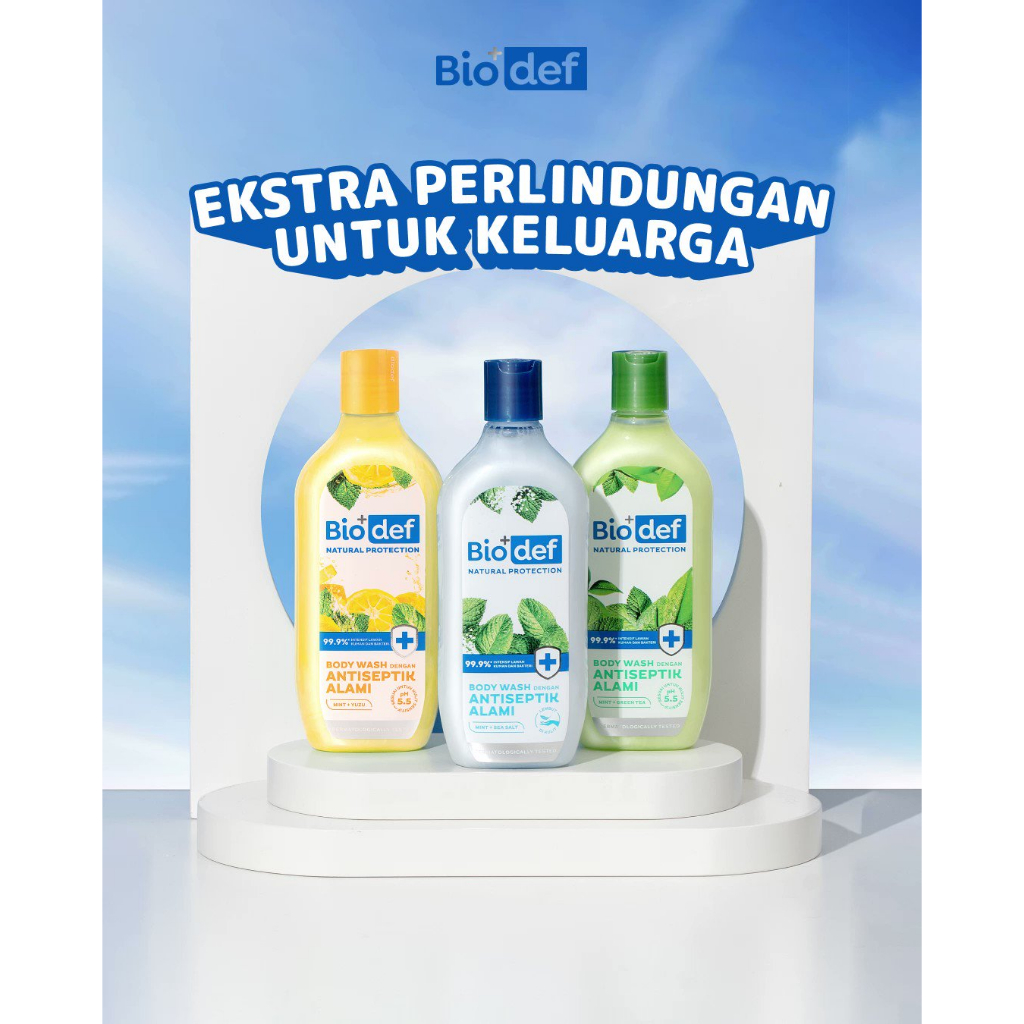 Jual Biodef Body Wash Botol 275ml - Antiseptik Alami - Sabun Mandi ...