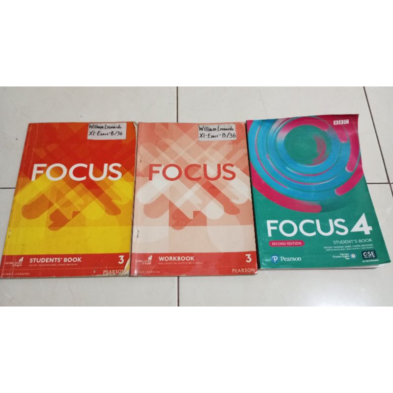 Jual Buku bahasa inggris english focus 3 dan 4 pearson student's book ...