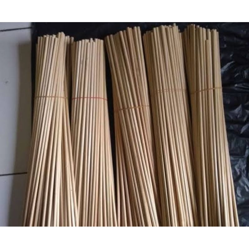 Jual Stik bambu bulat halus P 60 cm isi 50 | Shopee Indonesia
