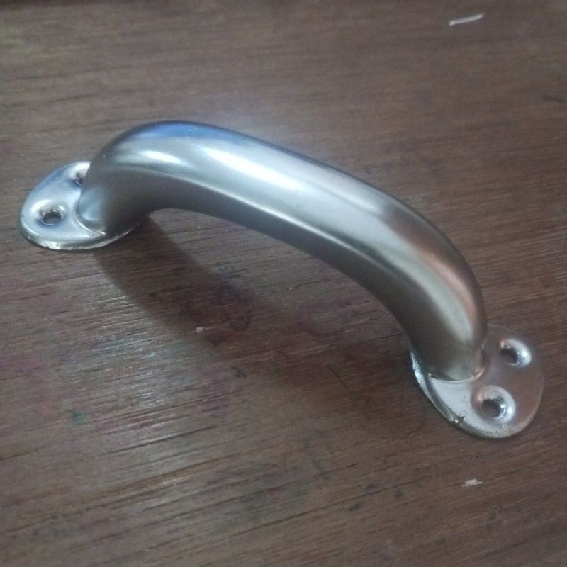 Jual Handle Tarikan Laci Lemari Pintu Plat Besi Chrome 120 mm | Shopee ...