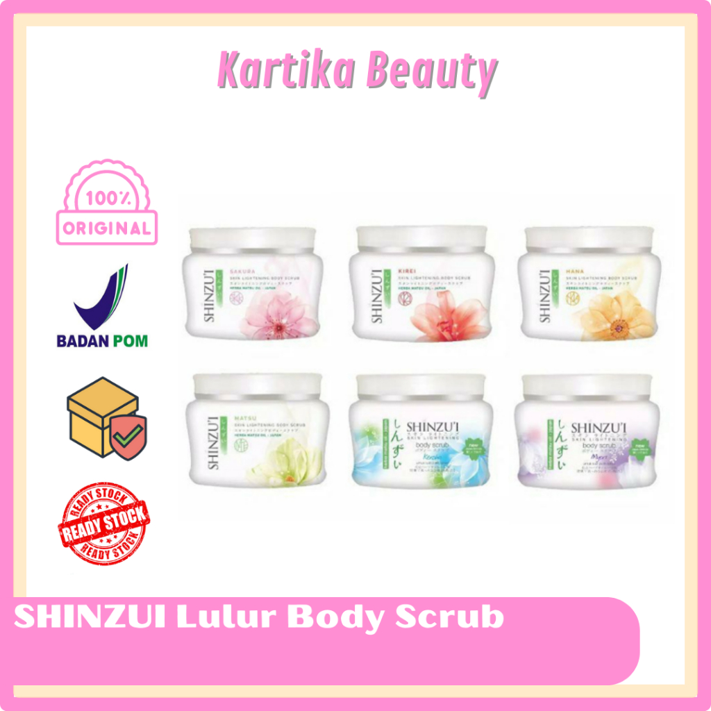 Jual LULUR SHINZUI SKIN LIGHTENING BODY SCRUB SINZUI BESAR / KECIL ...