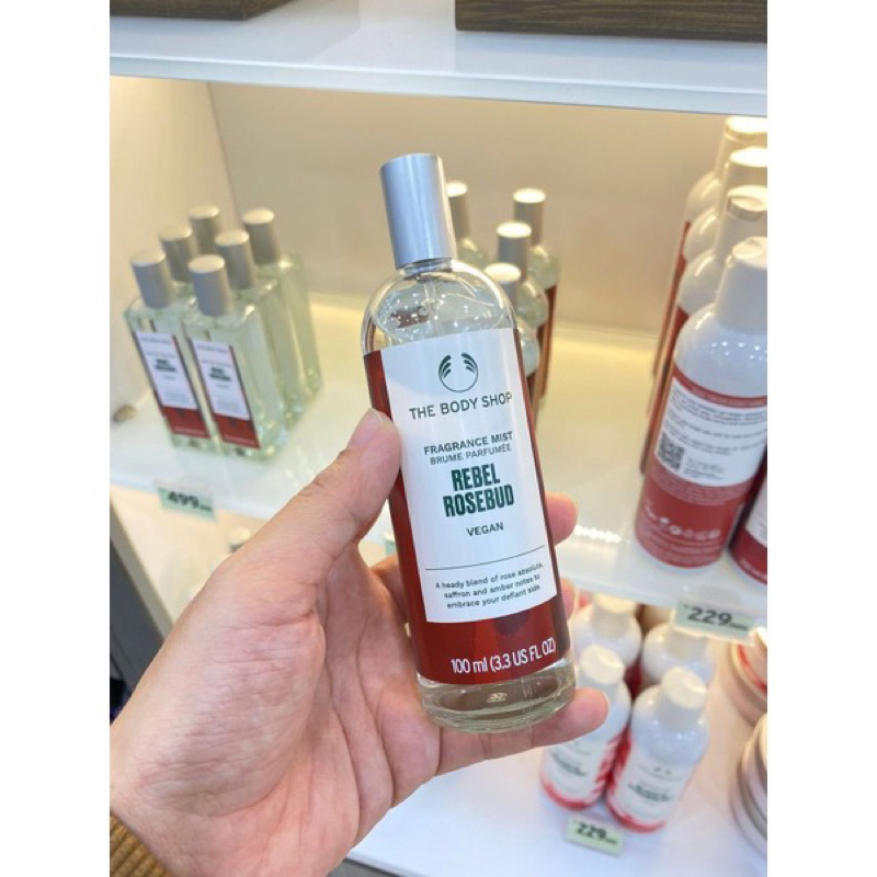Jual The Body Shop Fragrance Mist Rebel Rosebud Vegan 100ml (Ori ...