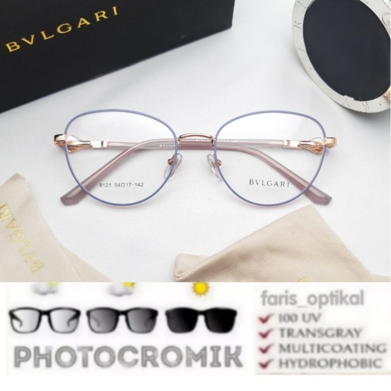 Jual kacamata cat eye PHOTOCROMIC minus antiradiasi (paket frame+lensa) 8121 kacamata | Shopee ...