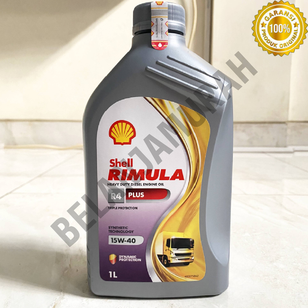 Jual Shell Rimula R4X / R4 Plus 15W-40 Oli Mobil Mesin Diesel 1L / 1 ...