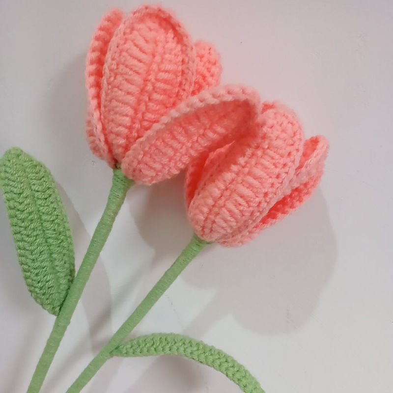 Jual cod!! buket tulip rajut/bunga tulip/ bunga palsu | Shopee Indonesia