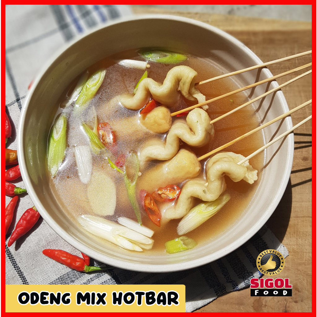 Jual Odeng Mix Hotbar-Paket Dasot 2 Kuah-Odeng Eomok-Hotbar-Fish Cake ...