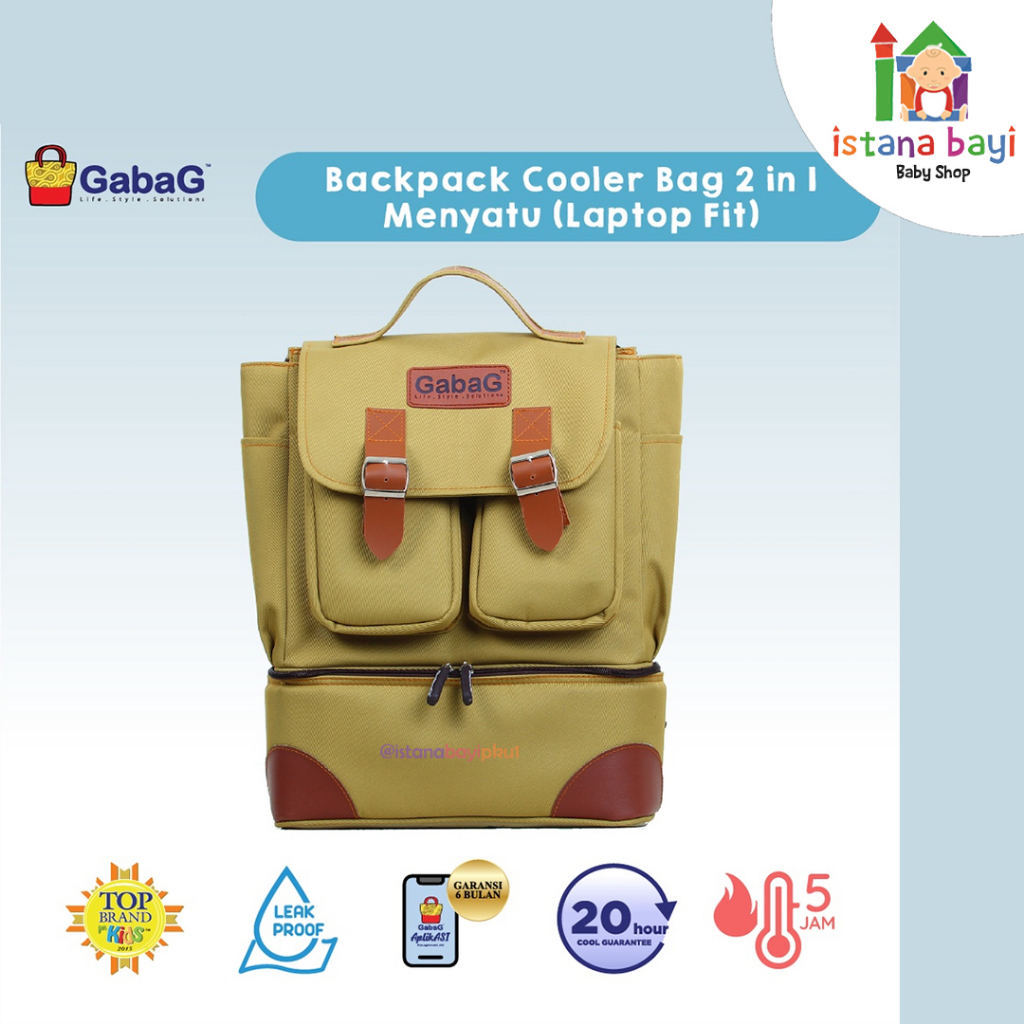 Jual GabaG Tas Asi - Backpack Cooler Bag 2 in 1 LEMON / ZENIA / HAZEL ...