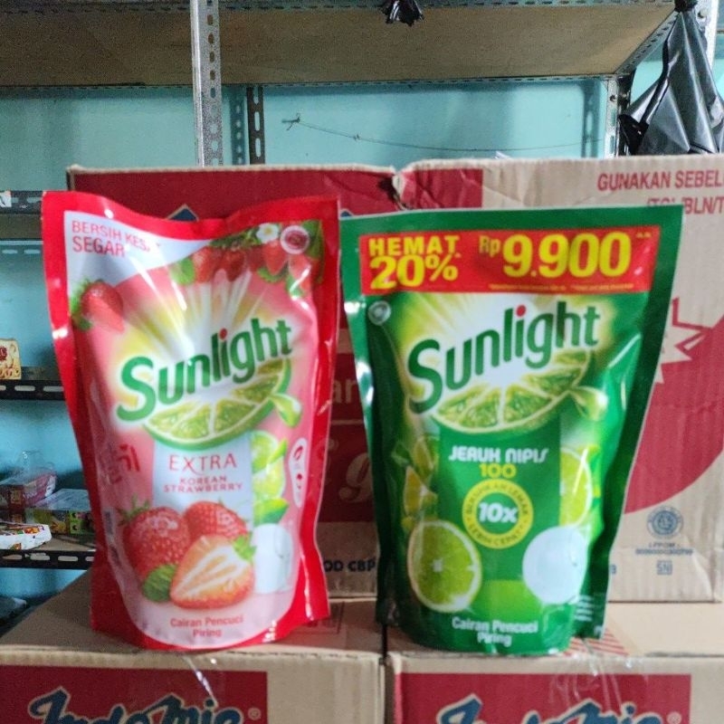 Jual Sunlight lime 9900 strawberry 560ml | Shopee Indonesia