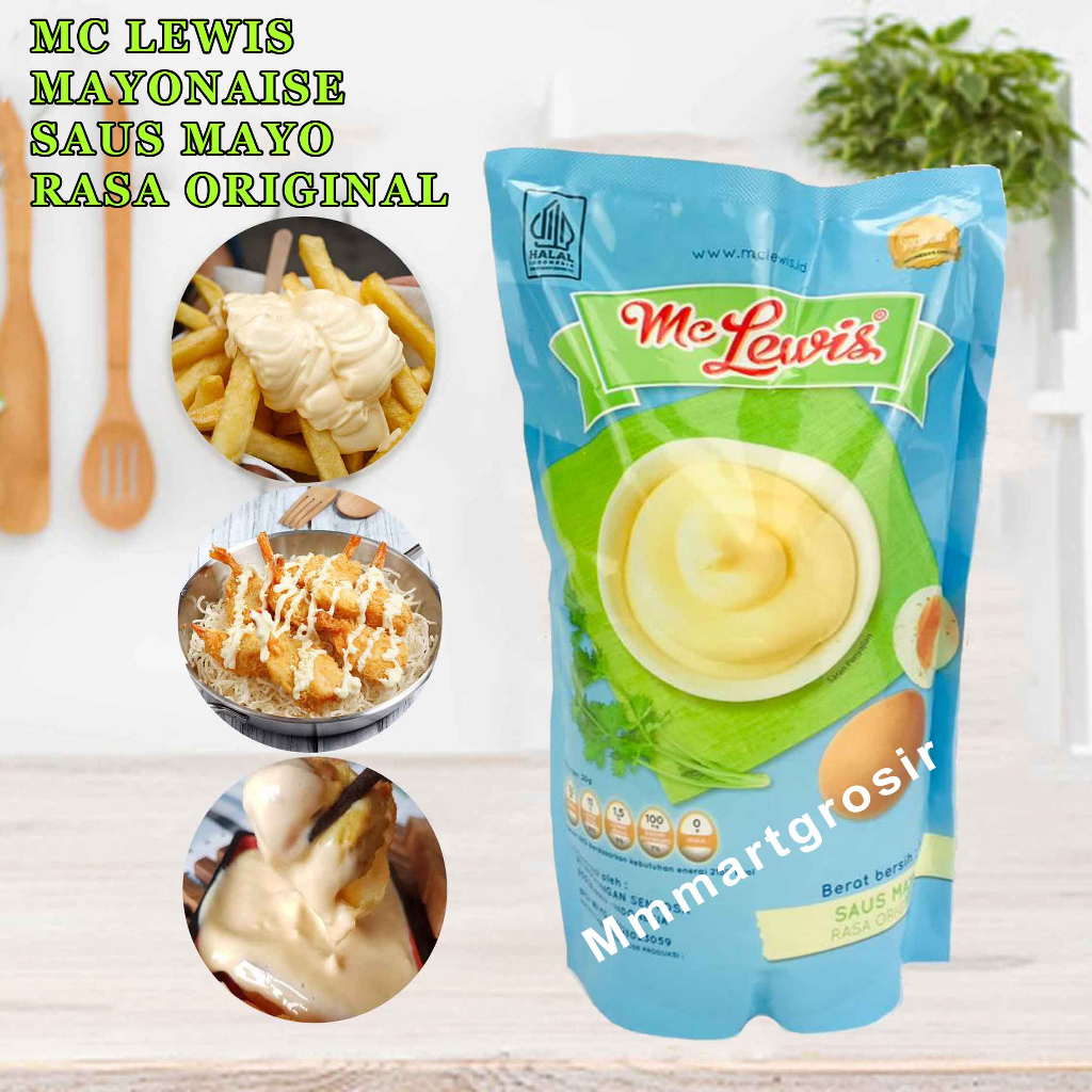 Jual Mc Lewis Mayonaise / Mayonaise Original / Saus Mayo / 1kg | Shopee ...