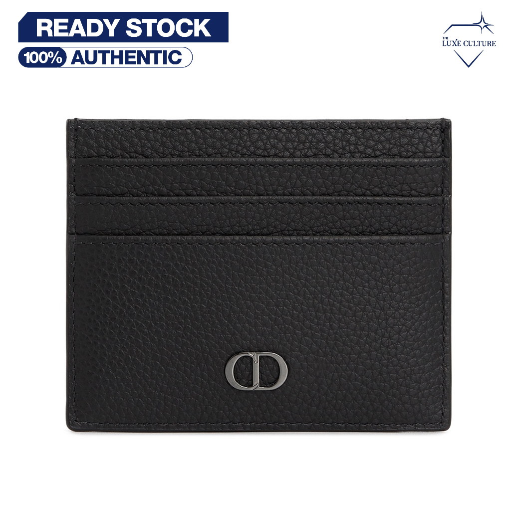 Jual Dior CD Logo Leather Cardholder / Dompet Kartu Kulit Branded ...