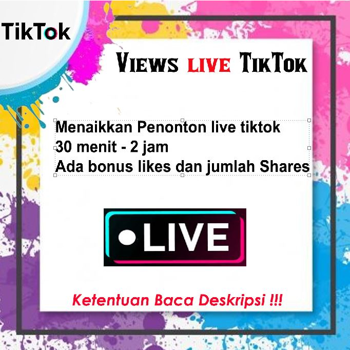 Jual Cara Meningkatkan Jumlah Penonton Live Tiktok Penonton Live