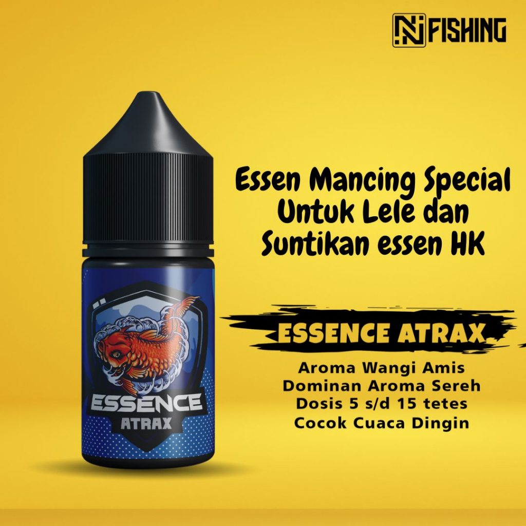 Jual essen mancing atrax full amisan buah buahan sereh 30ml | Shopee ...