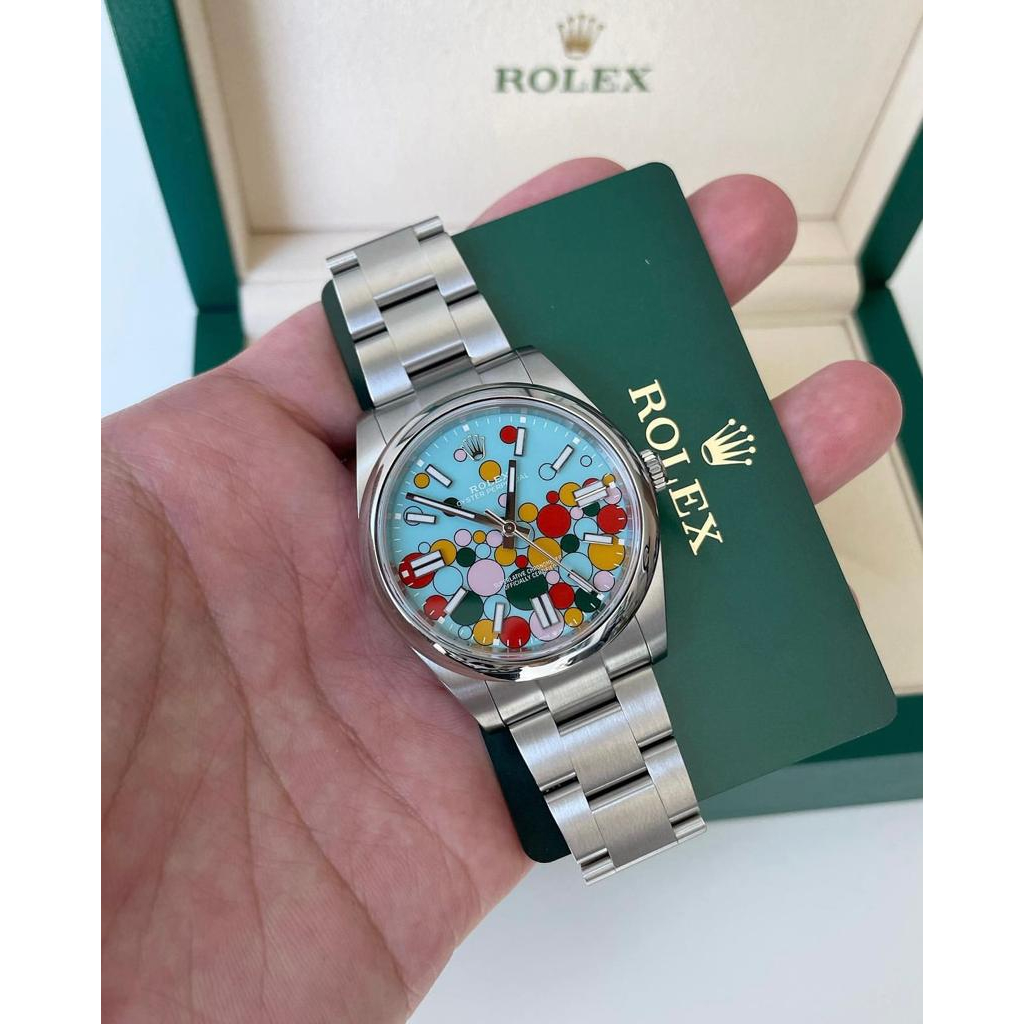 Jual Jam Rolex Oyster Perpetual Celebration Bubble Combines Iconic ...