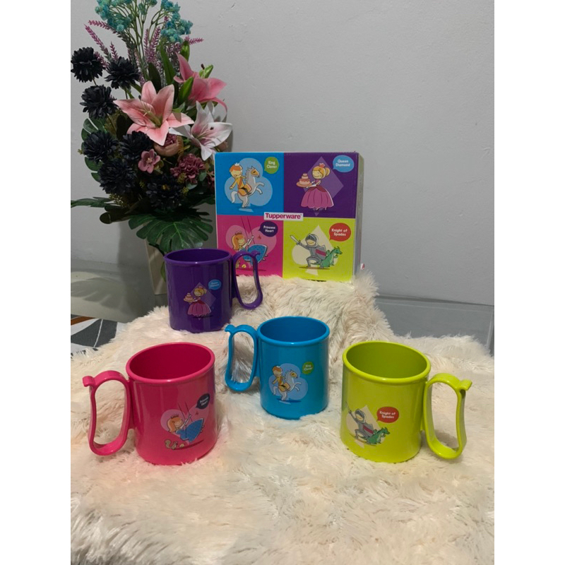 Jual Royal Family Micro Mug 300ml (isi 4) Tupperware New | Shopee Indonesia