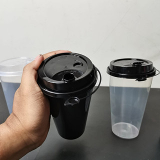 Jual Cup PP Injection 16 Oz + Lid Sambung / Cup Gelas Plastik Inject ...