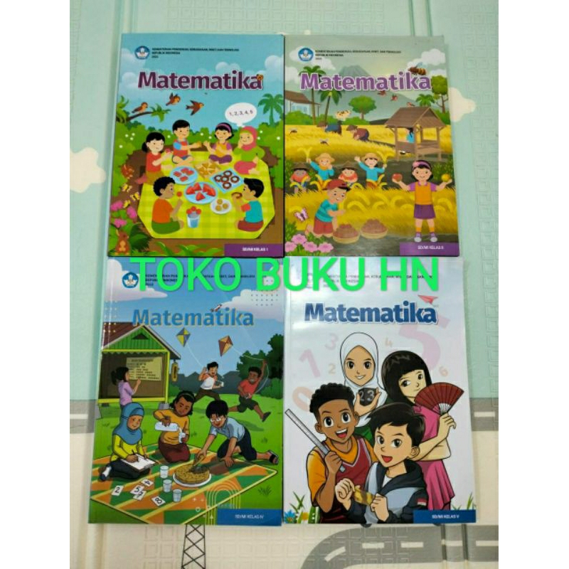 Jual Matematika SD/MI Kelas 1, 2, 4, dan 5 / Buku Pelajaran Matematika / Buku Kurikulum Merdeka ...