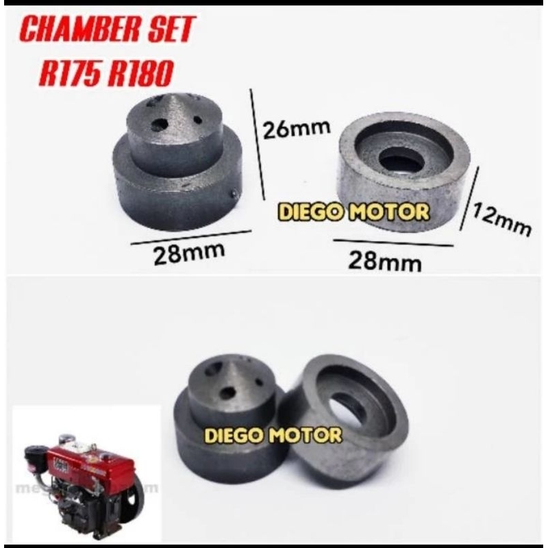 Jual R175 R180 Chamber Kop Deksel Mesin Diesel Dongfeng JiangDong Shark ...