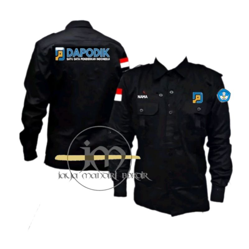 Jual KEMEJA DAPODIK || SERAGAM DAPODIK || BAJU DAPODIK || | Shopee ...