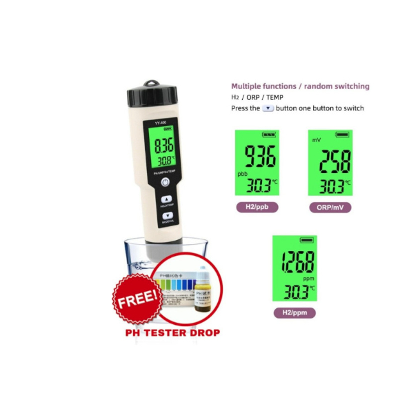 Jual Alat Tes Air Hydrogen ppb ORP mV Water Test Ph Original | Shopee ...