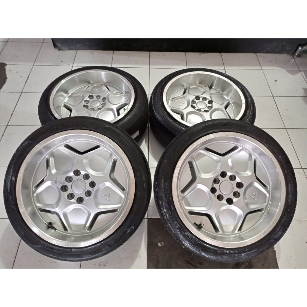 Jual VELG MOBIL SECOND MYTH RING 17 LEBAR 7,5/8,5 PCD 8X100/114,3 + BAN (2) 205 50 R17 | Shopee ...