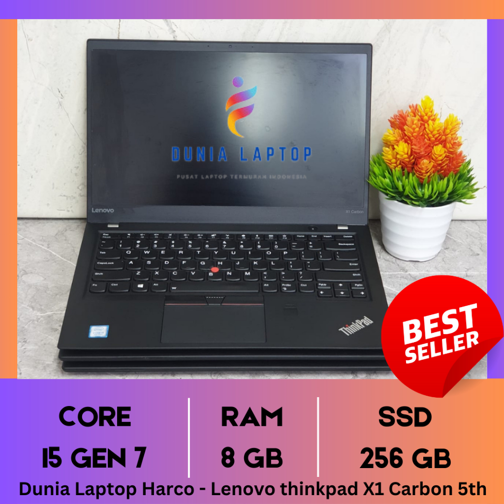 Jual Lenovo x1 Carbon 5th - Laptop core i5 gen 7 - Second original ...