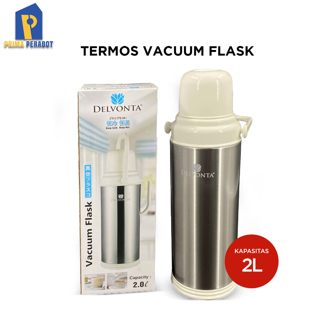 Jual Delvonta Termos Vacuum Flask Termos Air Panas Kapasitas Besar 2 LT ...