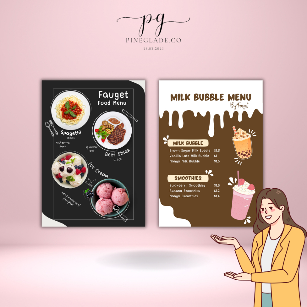 Jual JASA DESAIN DAFTAR MENU MAKANAN MINUMAN RESTO CAFE | Shopee Indonesia