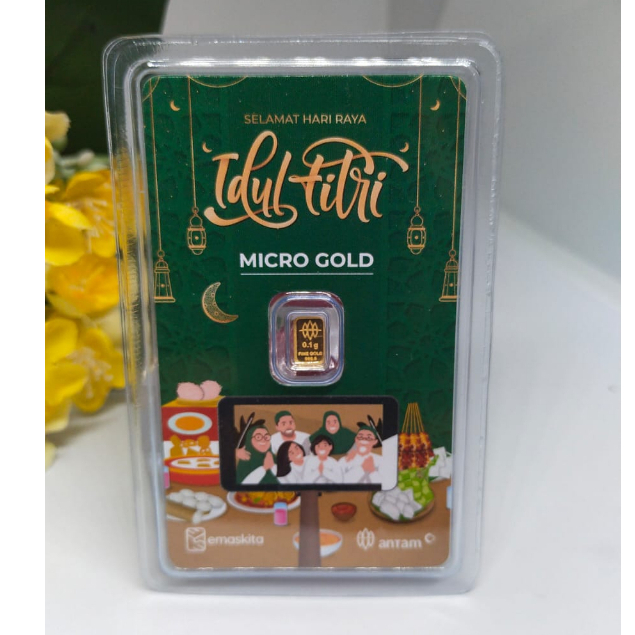 Jual Tiara Jaya #Micro Gold Emas ANTAM Asli Pressed Certificate Logam ...