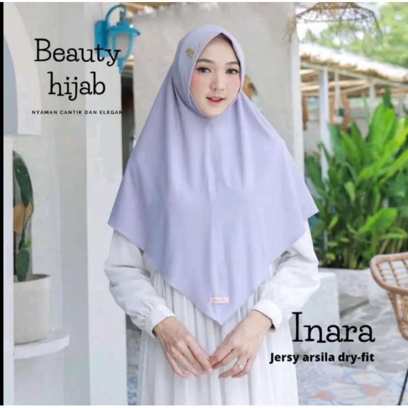Jual Bergo Inara Dagu / Hijab Inara Rusli / Bergo Inara Rusli Bahan ...