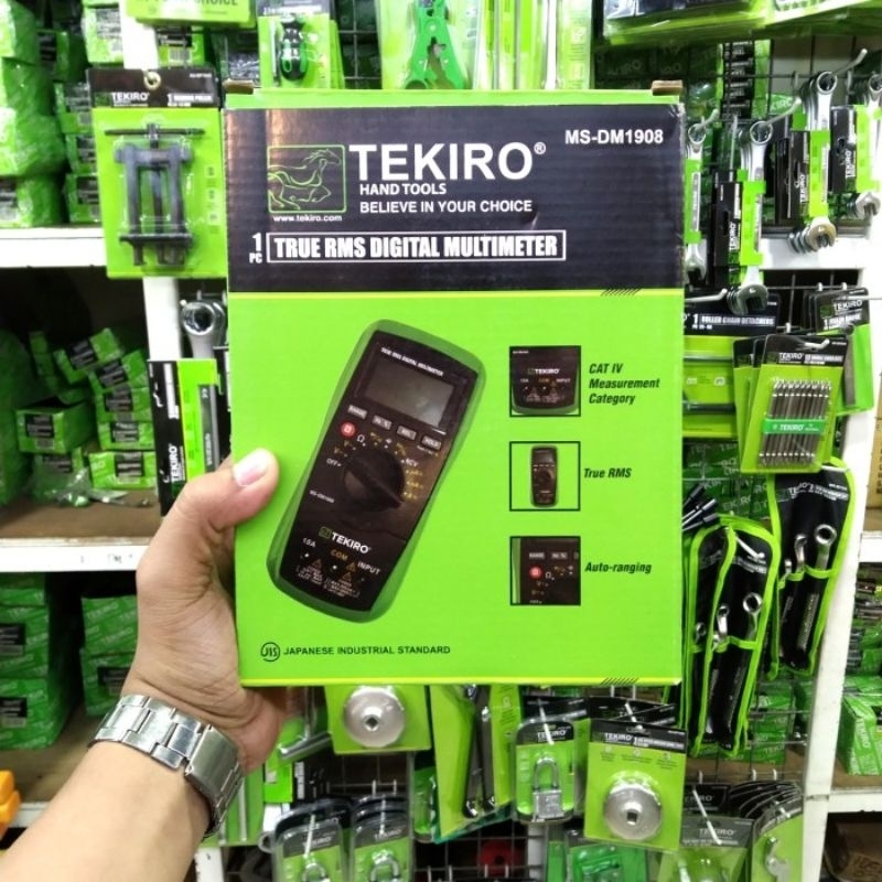 Jual TEKIRO DIGITAL MULTIMETER TRUE RMS / MULTITESTER DIGITAL | Shopee ...