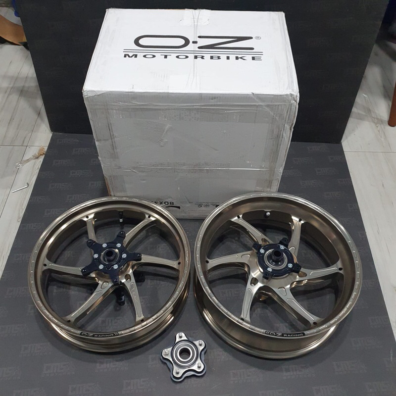 Jual Velg Velek OZ Racing OzGass Double Disc Forged Rims Kawasaki ZX25R ...
