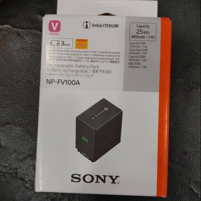 Jual Sony Battery NP-FV100 ORIGINAL for Handycam | Shopee Indonesia