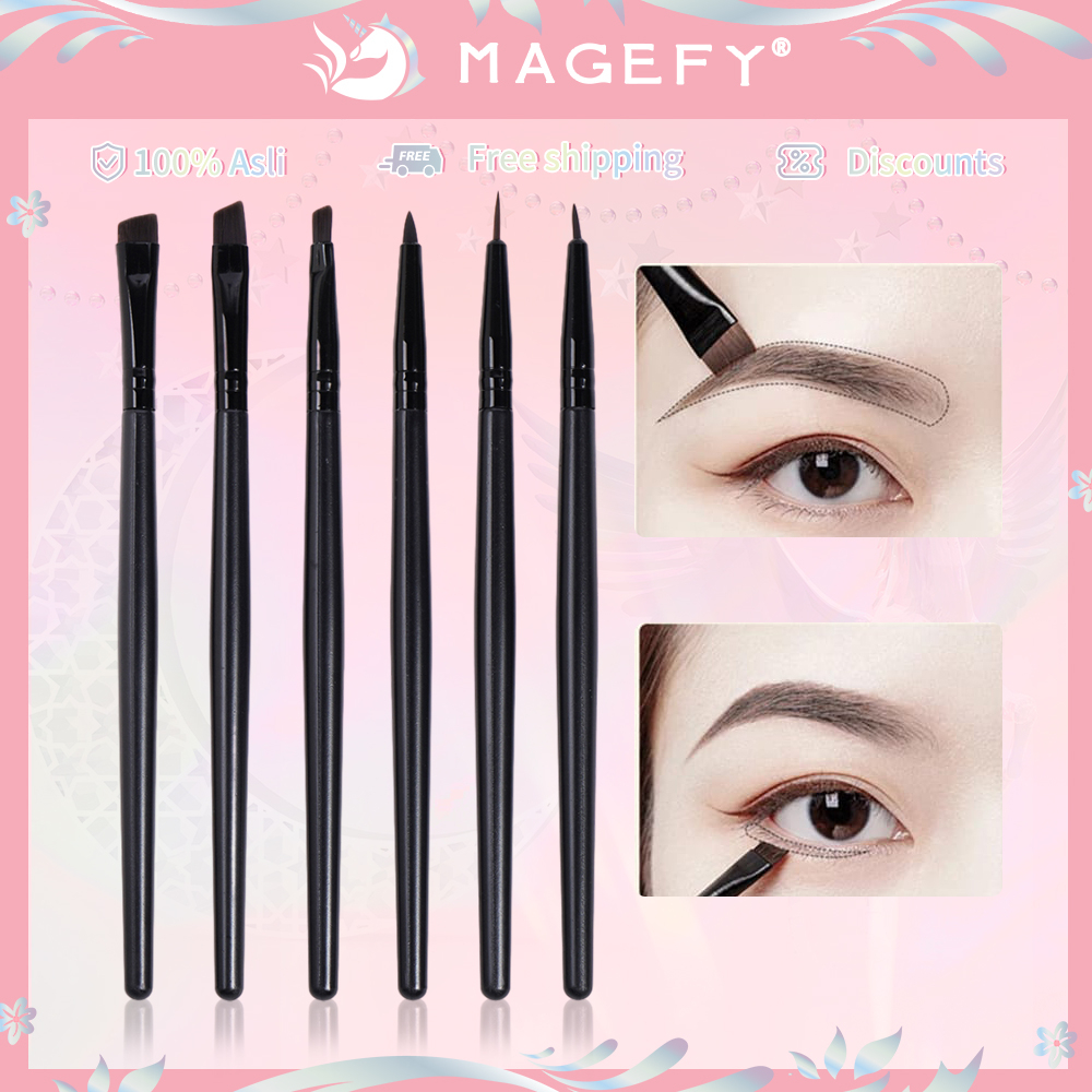 Jual MAGEFY Kuas Eyeliner Kuas MAC Alis Hitam Eyeliner Pen Eyebrow ...