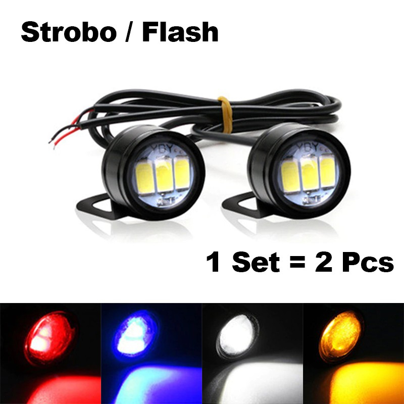 Jual LED EAGLE EYE STROBO 3 LED DRL MATA ELANG FLASH STROBO DENGAN ...