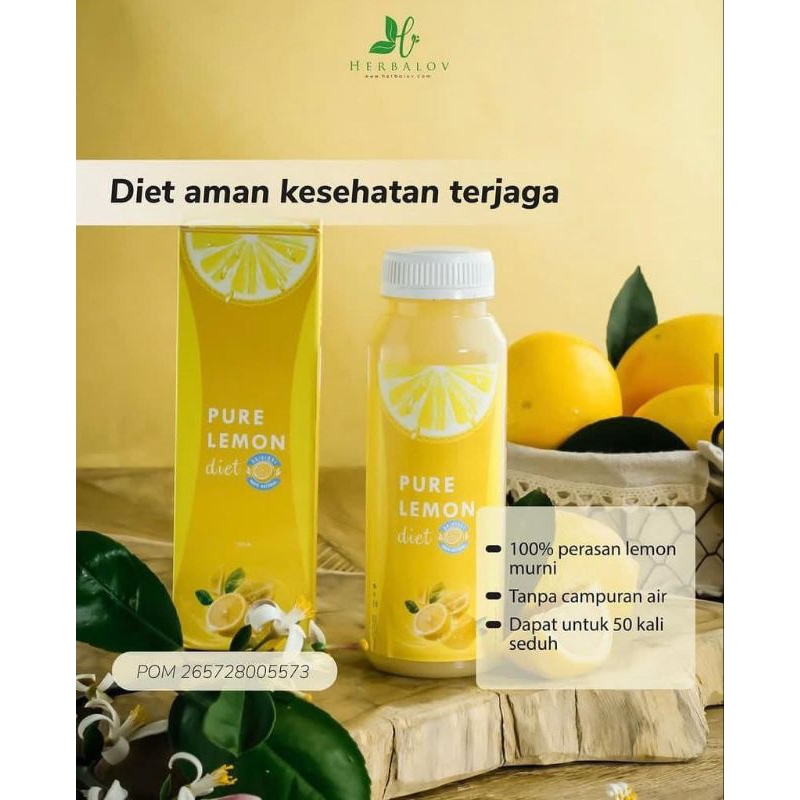 Jual PURE LEMON HERBALOV UNTUK MENJAGA KESEHATAN DAN PENUNJANG DIET ...