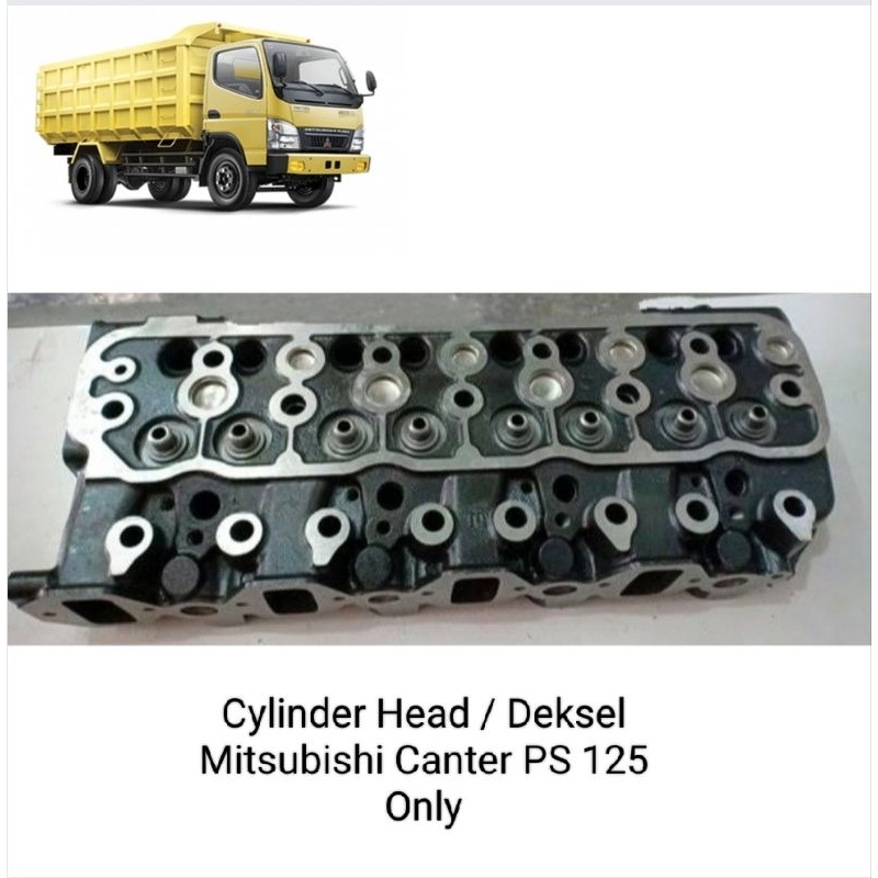 Jual Cylinder Head Deksel Silinder Head Mitsubishi Canter PS 125 Only ...