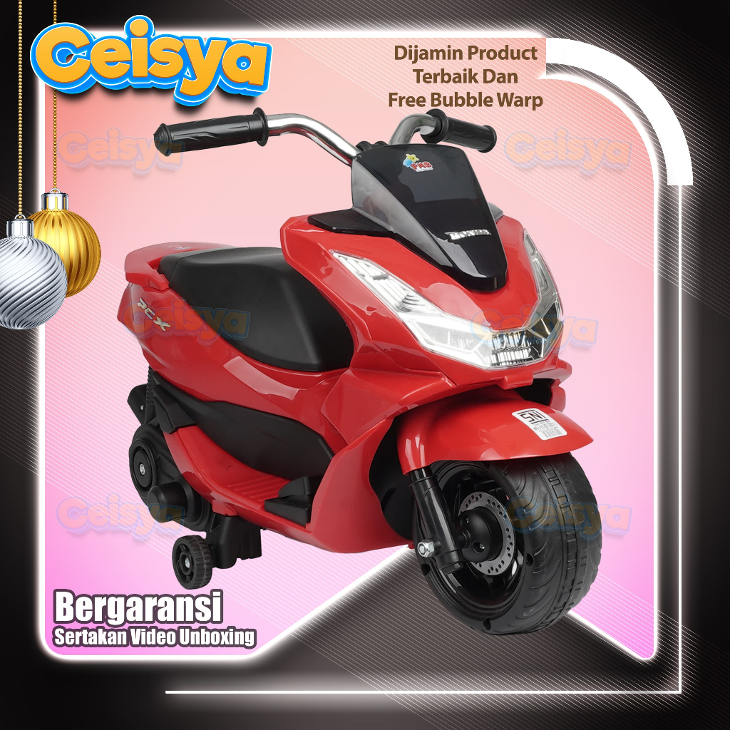 Jual Motor Aki Anak Bisa Di Gas Dan Di Cas Model PCX K612C PMB | Shopee ...