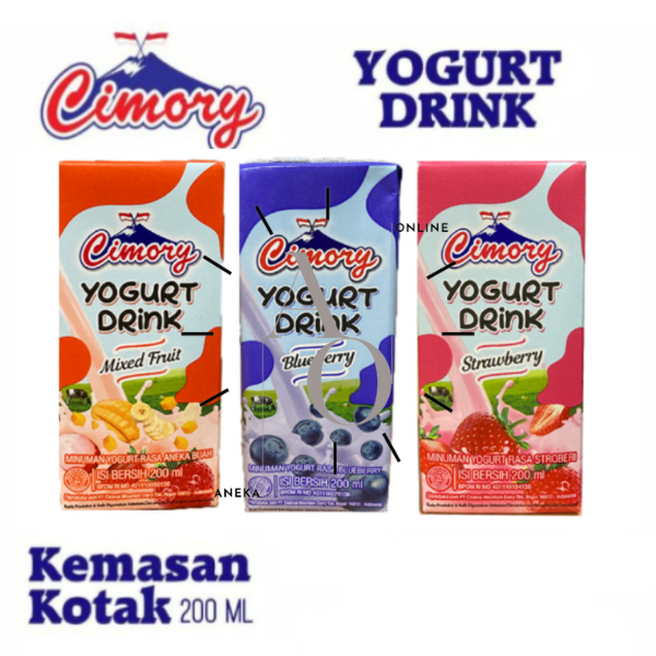 Jual CIMORY Yogurt Drink / Minuman Yogurt 200ml x 24 pcs (1 karton) | Shopee Indonesia
