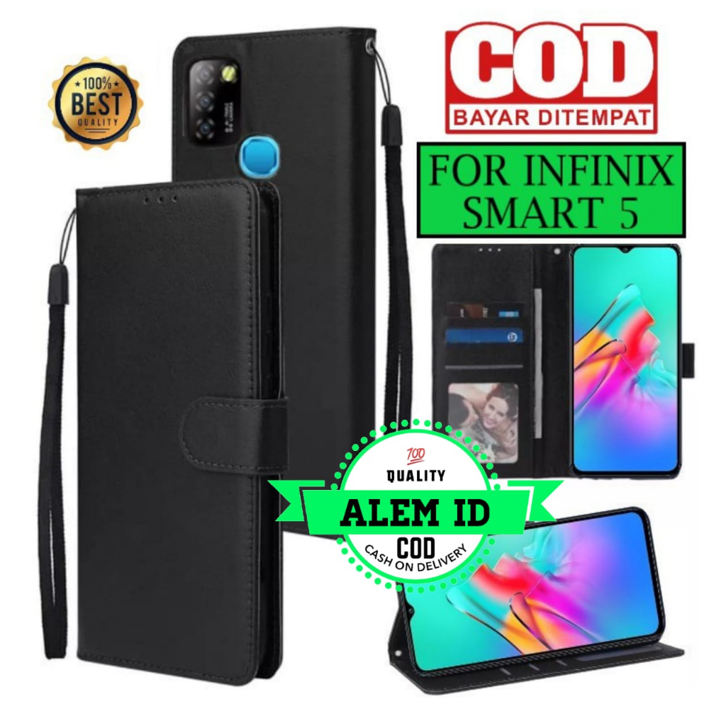 Jual Case Flip Infinix Smart 5 Casing Hp Cover Hp Untuk Infinix Smart 5 ...