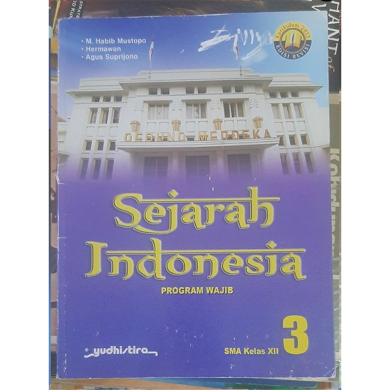 Jual BUKU SEJARAH INDONESIA Kelas 3 SMA YUDISTIRA EDISI REVISI K 2013 | Shopee Indonesia