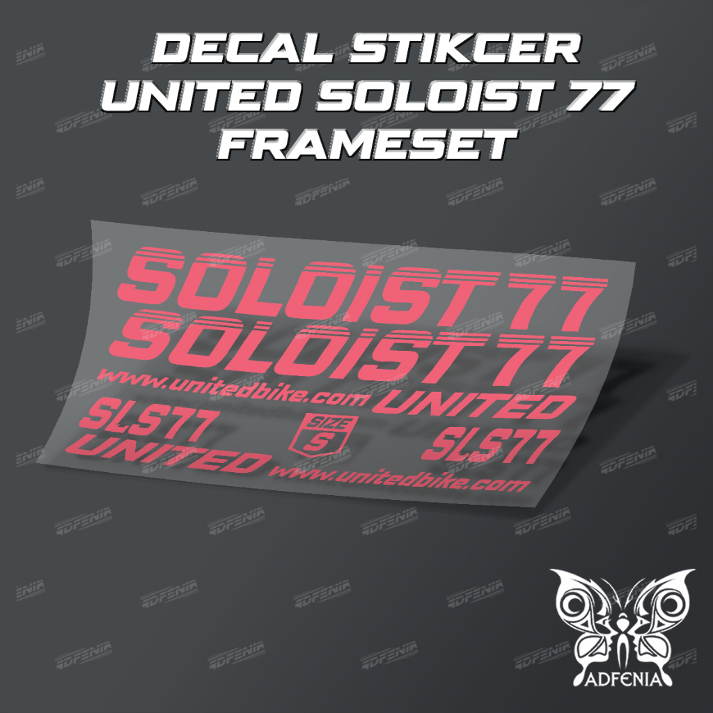 Jual Stiker Decal Frame United Soloist 77 | Shopee Indonesia