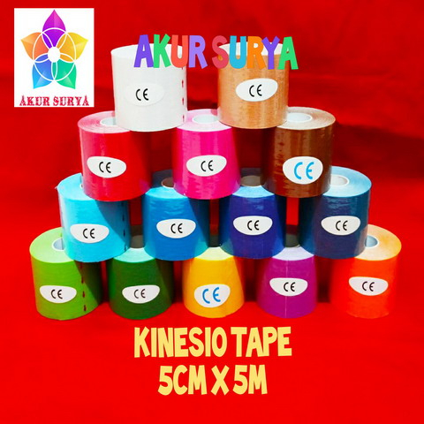 Jual KINESIO TAPE KINESIOLOGY TAPE 5CM X 5M | Shopee Indonesia