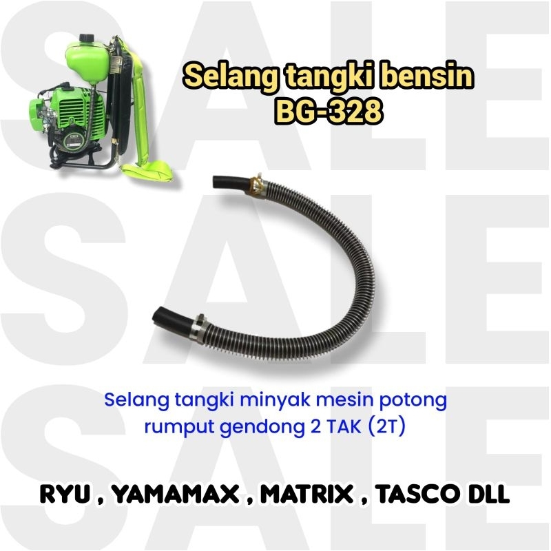 Jual Selang minyak bensin BG-328 | selang tangki potong rumput 2tak (2T ...