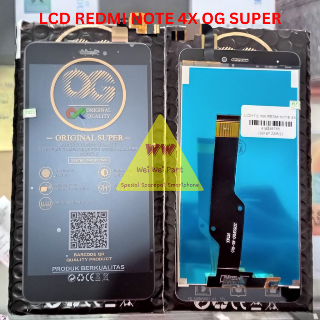 Jual OG Super ~ LCD Touchscreen Xiaomi Redmi Note 4X/Note 4 Snapdragon | Shopee Indonesia