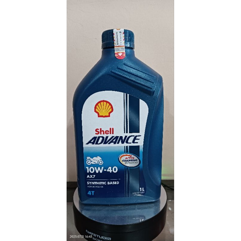 Jual Shell - Oli SHELL ADVANDE 10W-40 AX7/ 1Ltr (Dijamin Original 100% ...